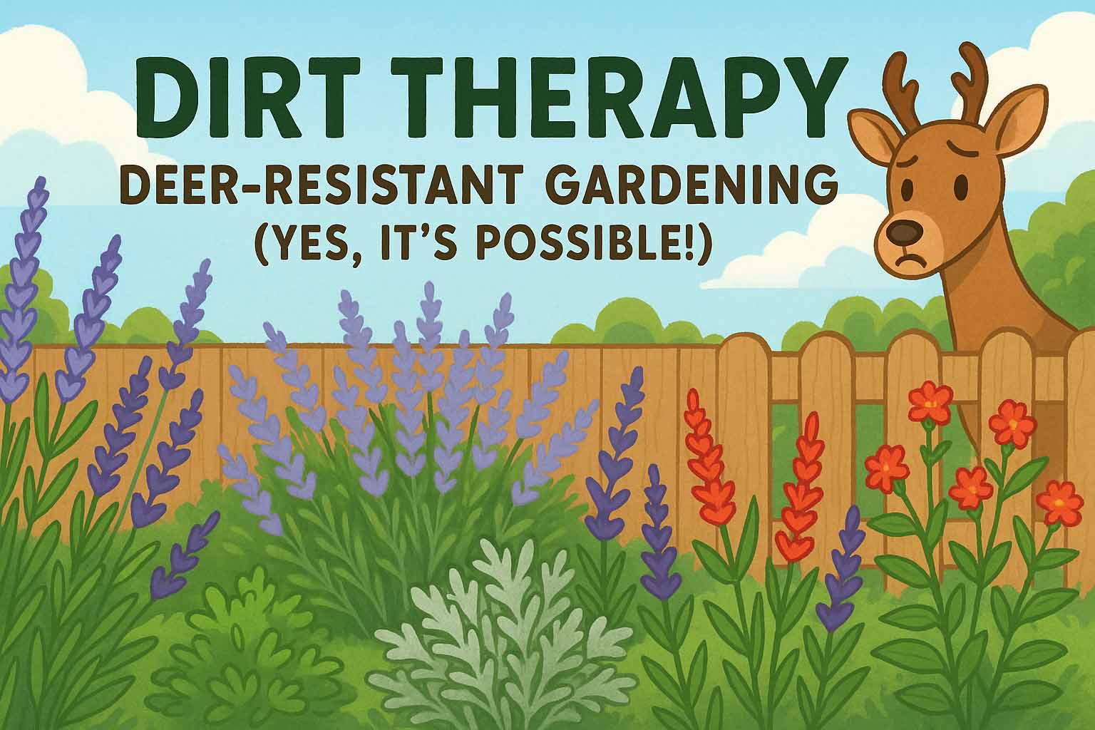 Dirt Therapy: Deer Resistant Gardening - Sunshine Grow Shop